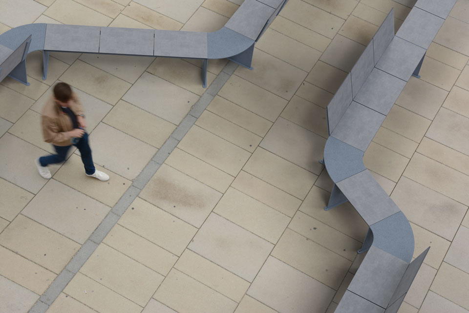 Go - Modulaire Zitelementen | Flexibel meubilair van HPL | Tjinco