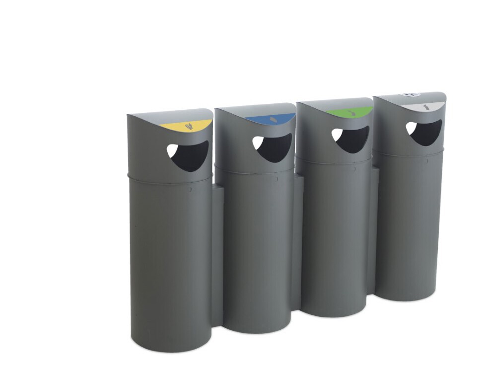 Oslo Recycle Afvalbak | Flexibele afvalscheiding | Tjinco